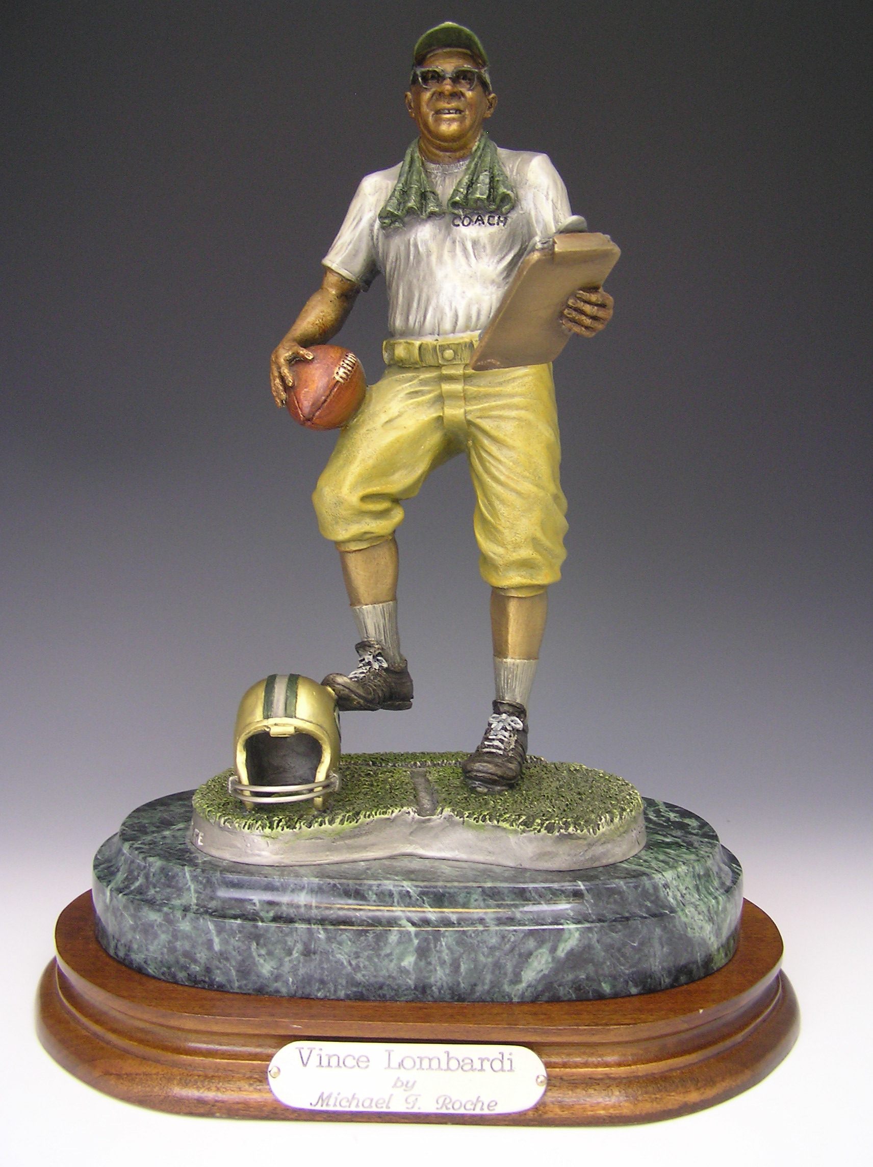 Football - Man Cave - Rochesculpture.com - Pewter - Resin - Awards ...